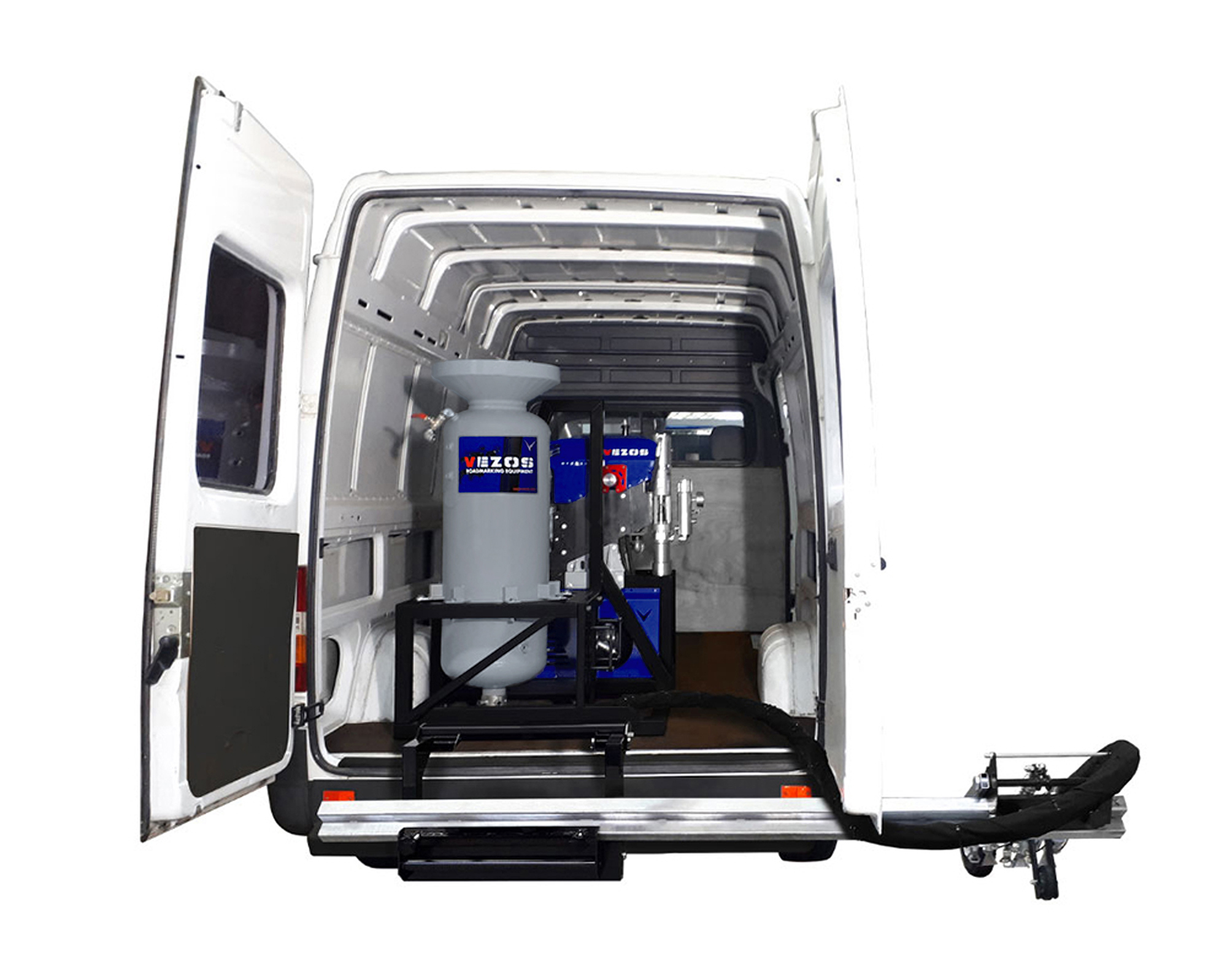 ROADMASTER 2.5 Line Striping Van - 1 Paint Pump | Vezos