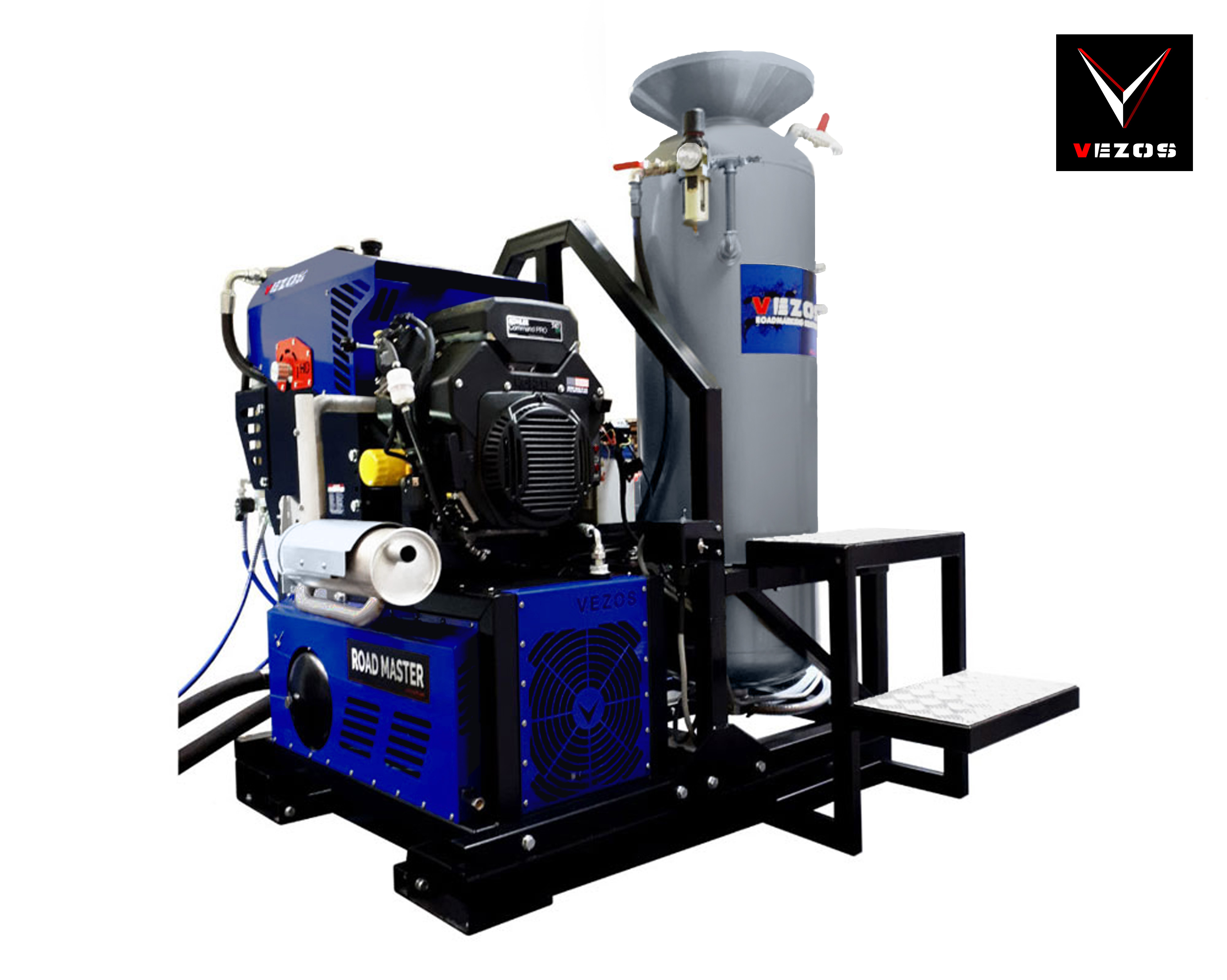 ROADMASTER 5.0 Truck Mounted Line Striping Kit - 2 Paint Pump | Vezos